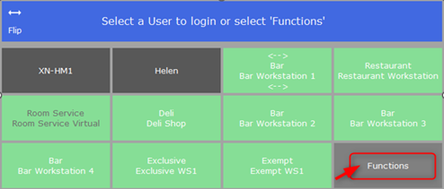 New log-in process for xnPOS workstation